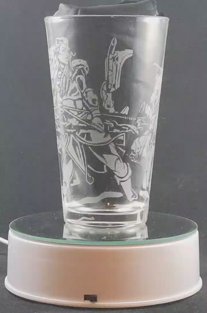 Aloy from Horizon Zero Dawn Laser Engraved Pint Glass – ClinksDrinks